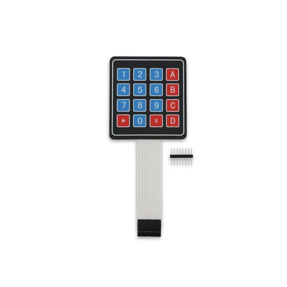 Arduino 4x4 Matrix Keypad Membrane